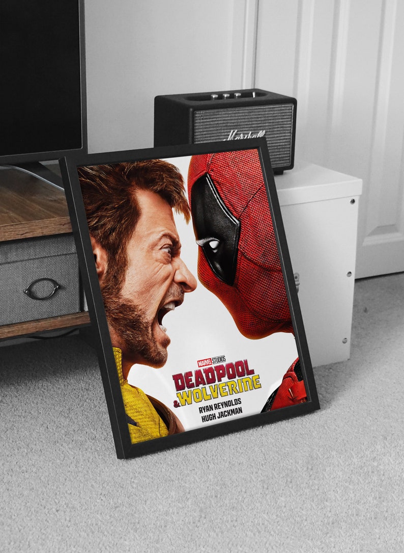Deadpool & Wolverine Movie Poster, Deadpool and Wolverine Poster ...