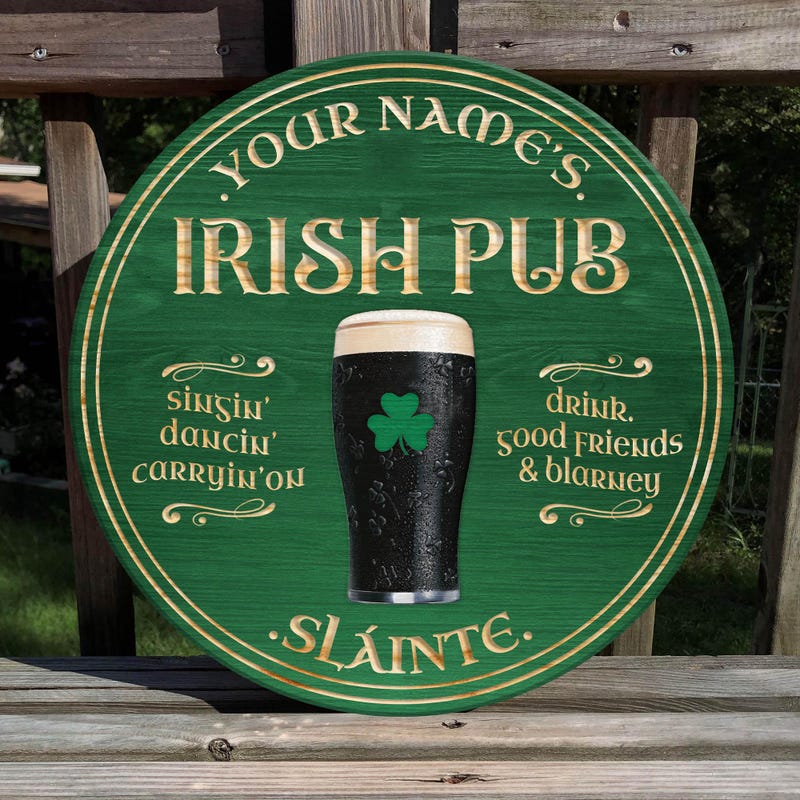 Irish Pub Sign - Etsy