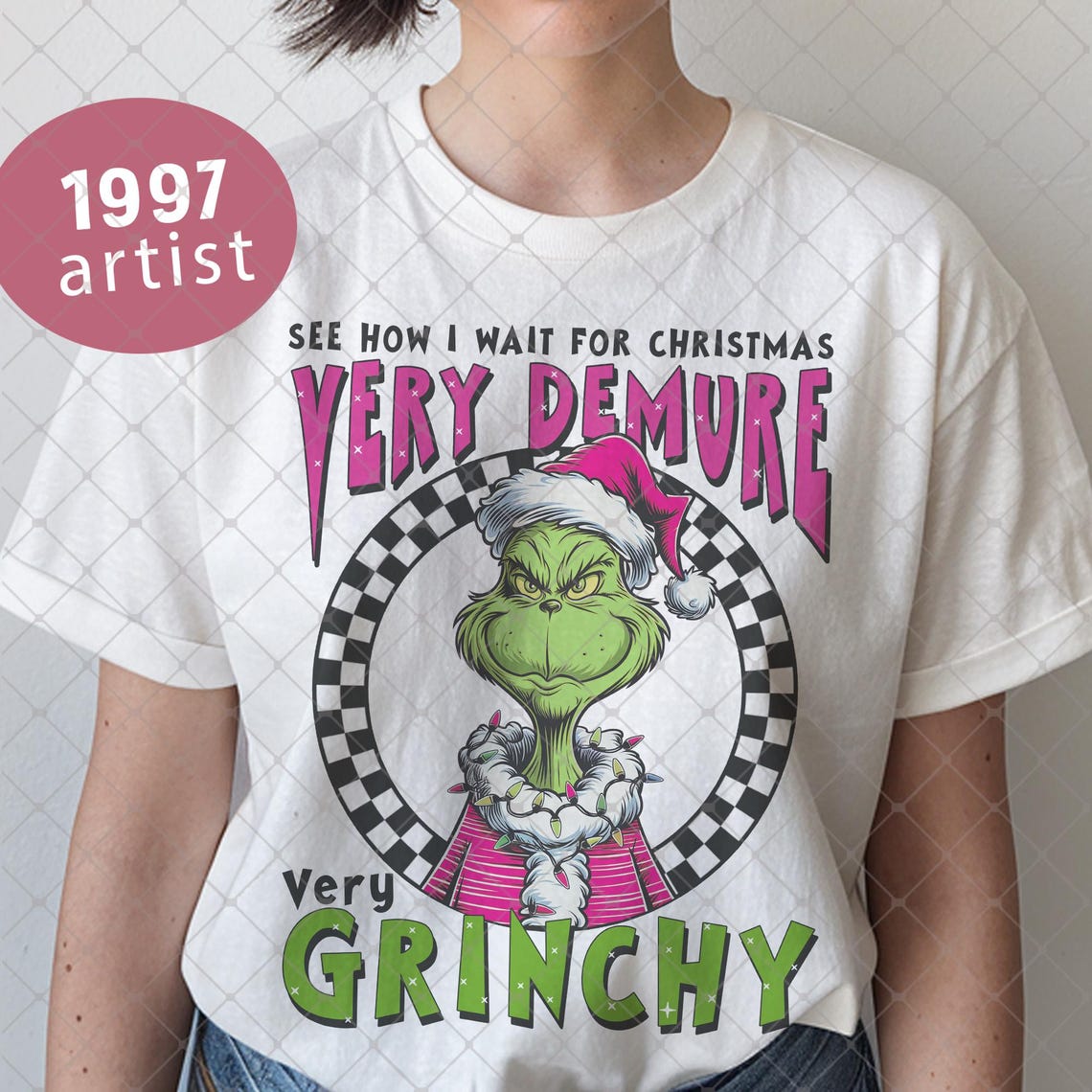 Very Demure Very Grinchy Png, Funny Grinch Christmas Png, Grinc Png ...