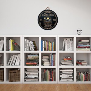 Custom Reading Corner Wood Sign (not Carved or Neon) Wall Plaque, Book ...