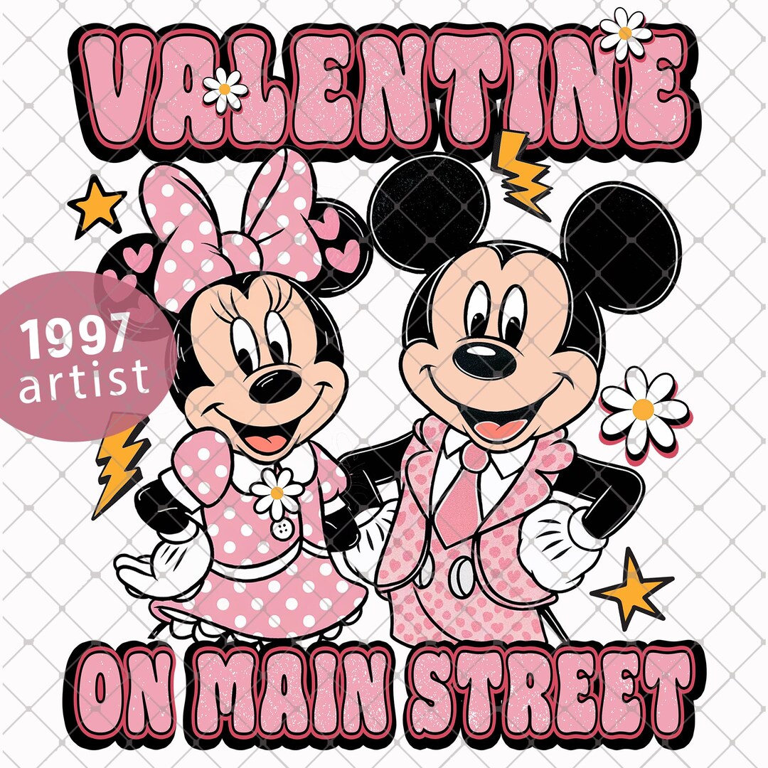 Mickey Valentine Png, Valentine on Main Street Png, Valentine Mouse Png ...