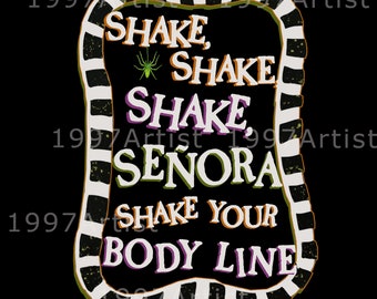 Shake Shake Shake Senora PNG, Halloween Movie Inspired, Trendy ...
