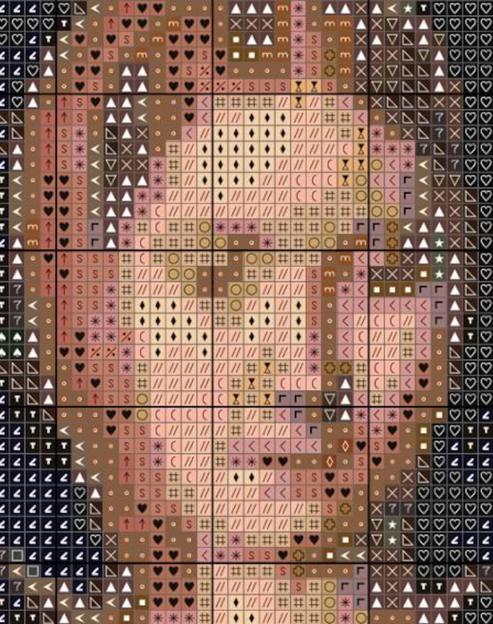 King Henry VIII and 6 Wives Cross Stitch Pattern - Etsy