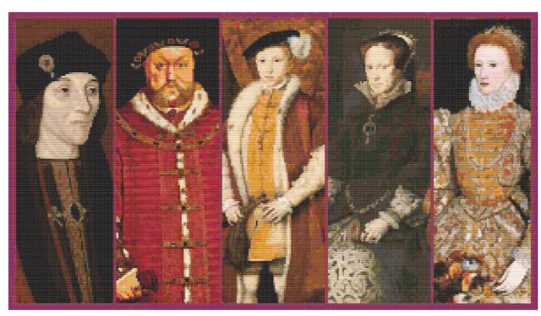 Tudor Kings and Queens Stitch Pattern - Etsy UK