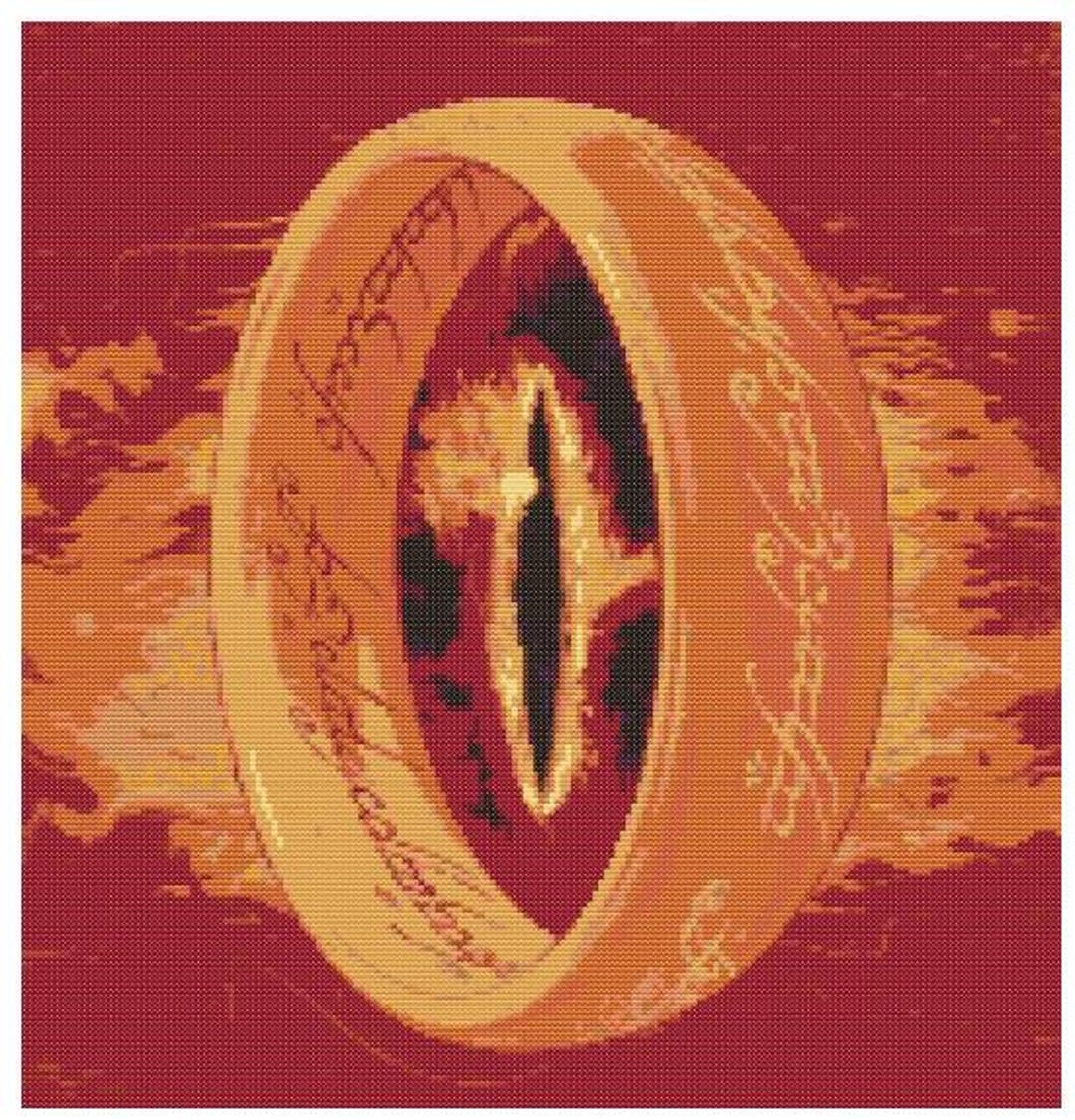 LOTR the One Ring Cross Stitch Pattern - Etsy