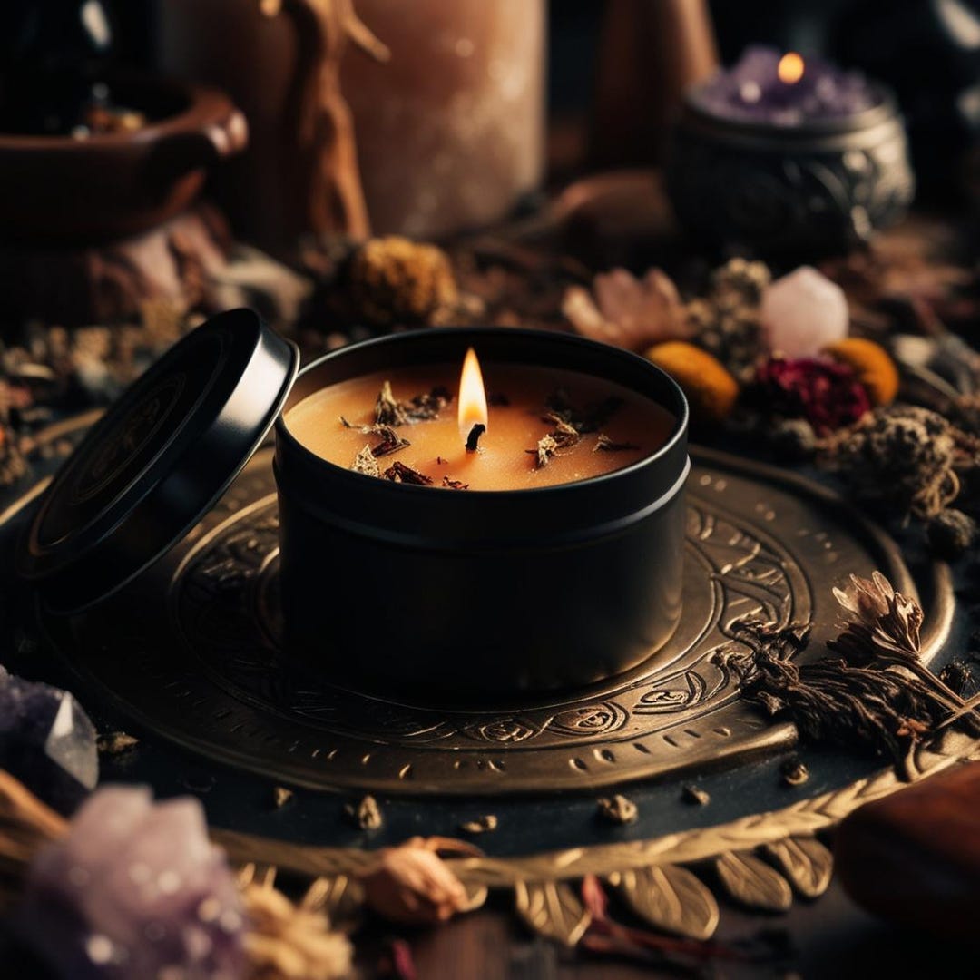 4oz/8oz DIY Ritual Candle - Make Your Own Ritual Candle - Choose Your ...