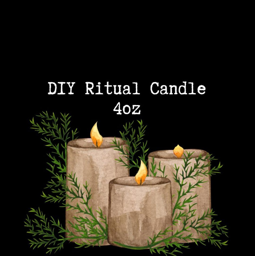 4oz DIY Ritual Candle Make Your Own Ritual/deity Candle Choose Your Own ...