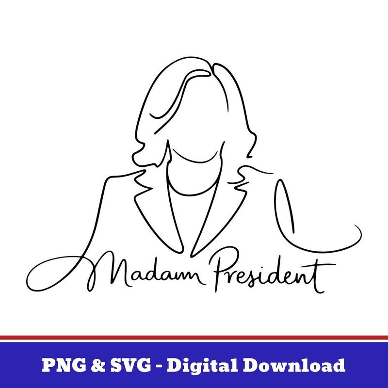 Madam Vice President Svg - Etsy