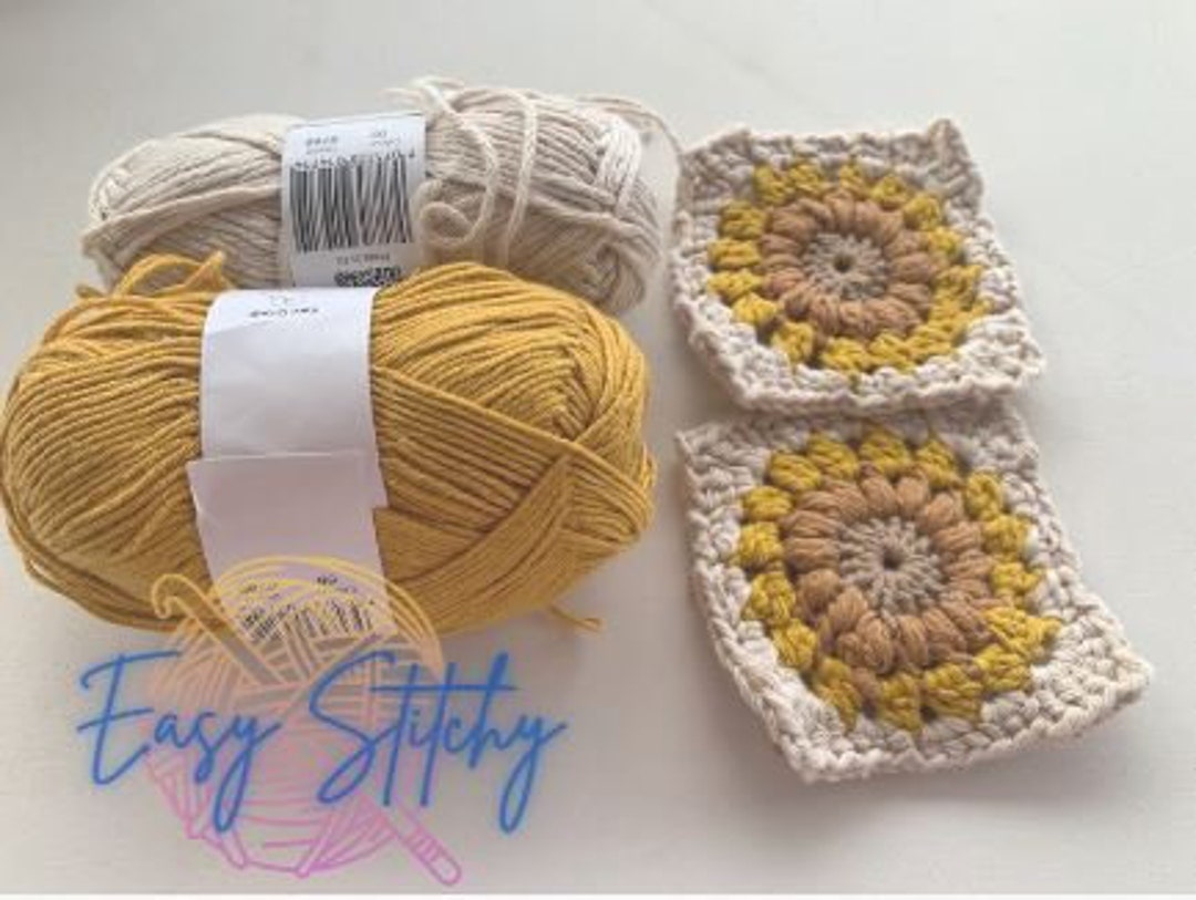 Sunburst Granny Square Pattern - Etsy