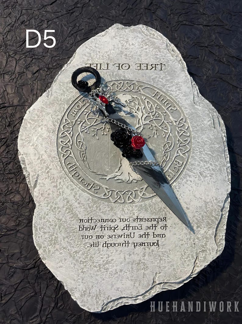 Handmade Decorative Dagger With Flower, Protection Symbol Gift - Etsy