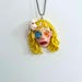 Diverse Ugly, Exaggerated Clay Face Necklaces - Also Available as Rings ...