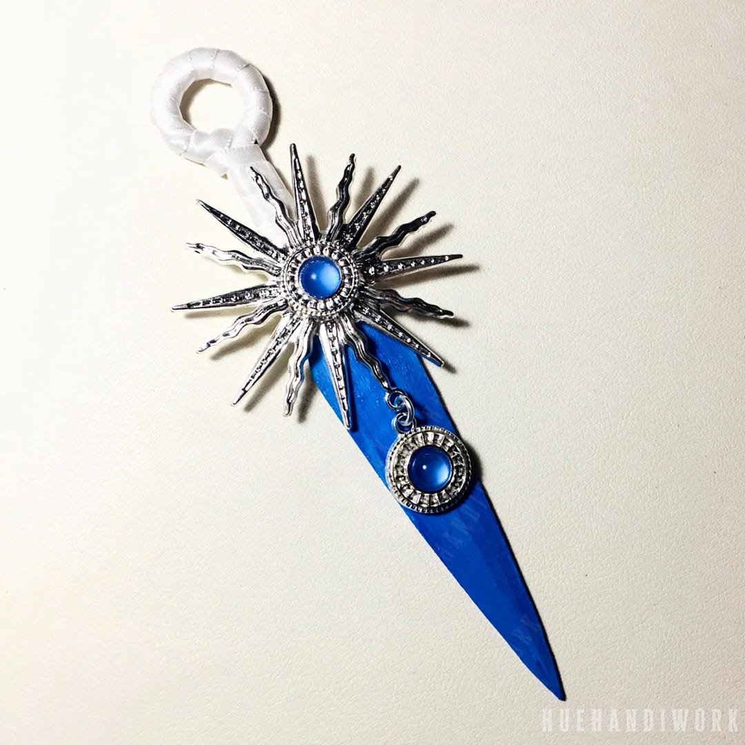 Personalized Blue Sun Dagger, Symbol of Life and Hope, Guardian Sword ...