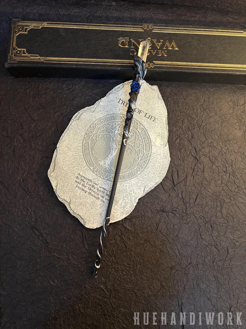 Handcrafted Fantasy Wizard Wand Collection: Gothic Dark Sorcerer ...