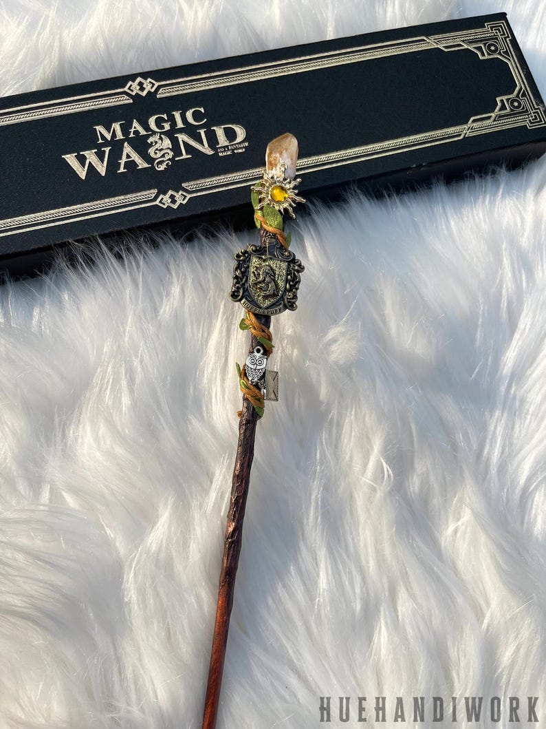Handmade Crystal Magic Wand: Gothic Fantasy Cosplay Staff - Etsy