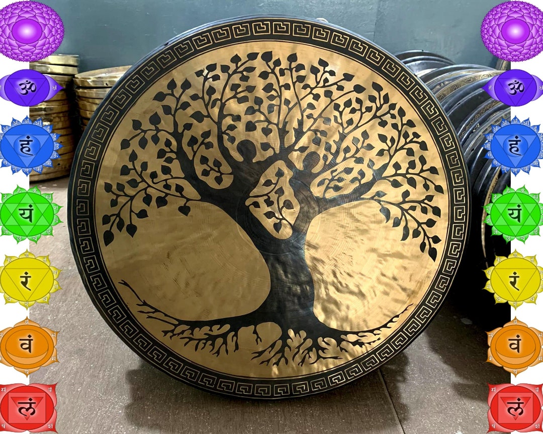 Artistic Temple Bell Gongs - Extra Large Gong for Sound Healing ...