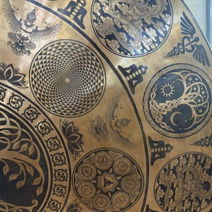 Tree of Life Extra Large Gong for Sound Healing Meditation Yoga ...