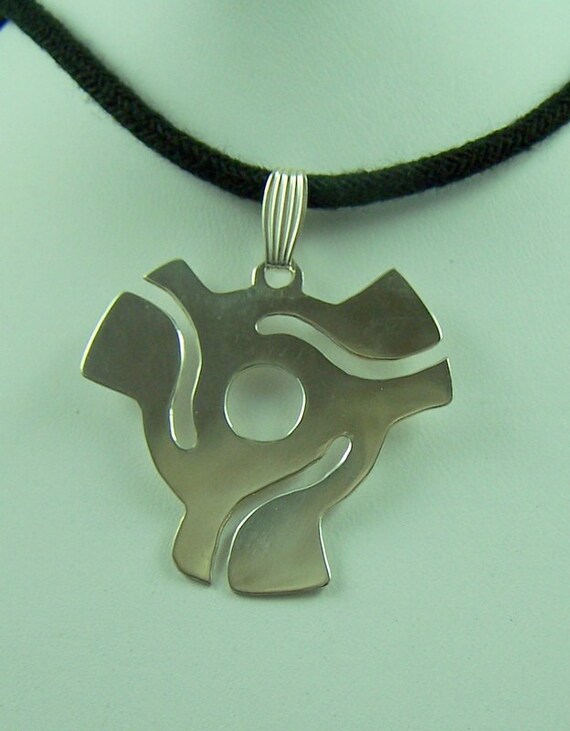 45 Adapter Sterling Silver Pendant Free Shipping USA | Etsy