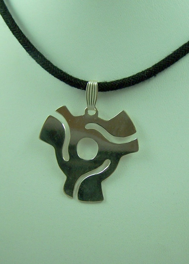45 Adapter Sterling Silver Pendant - Free Shipping USA - Etsy