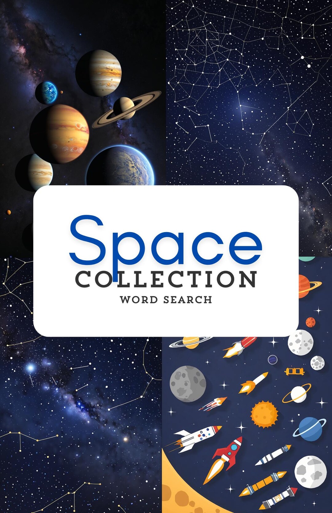 Word Search Space Collection - Etsy