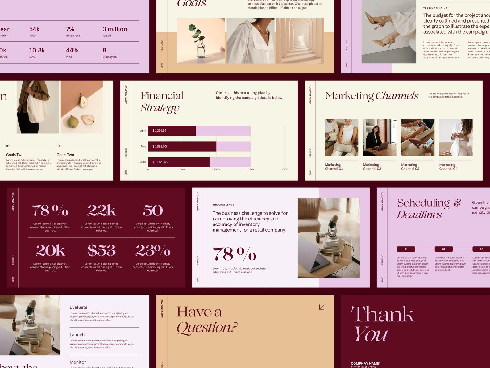 Business & Marketing Proposal Template, Editable Canva Design, Slide ...