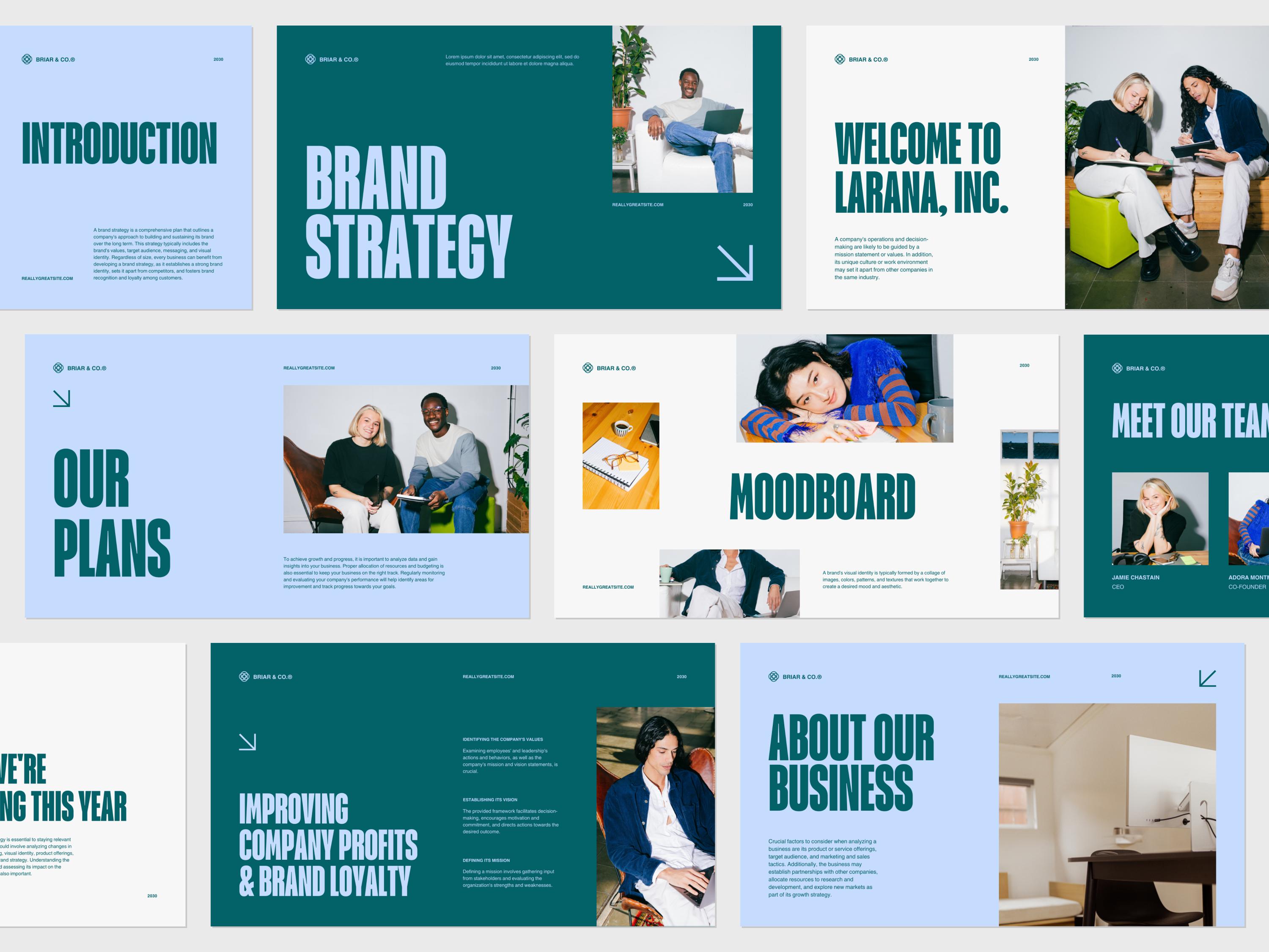 Brand Strategy Template | Fully Editable | Canva Templates | Graphic ...