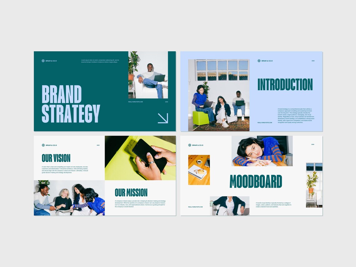 Brand Strategy Template | Fully Editable | Canva Templates | Graphic ...