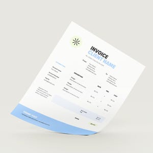 Invoice and Quote Template Editable • Small Business Order Form ...