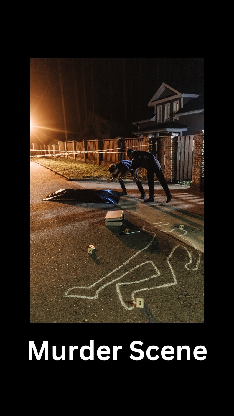 Crime Scene Oracle Card Deck - Etsy