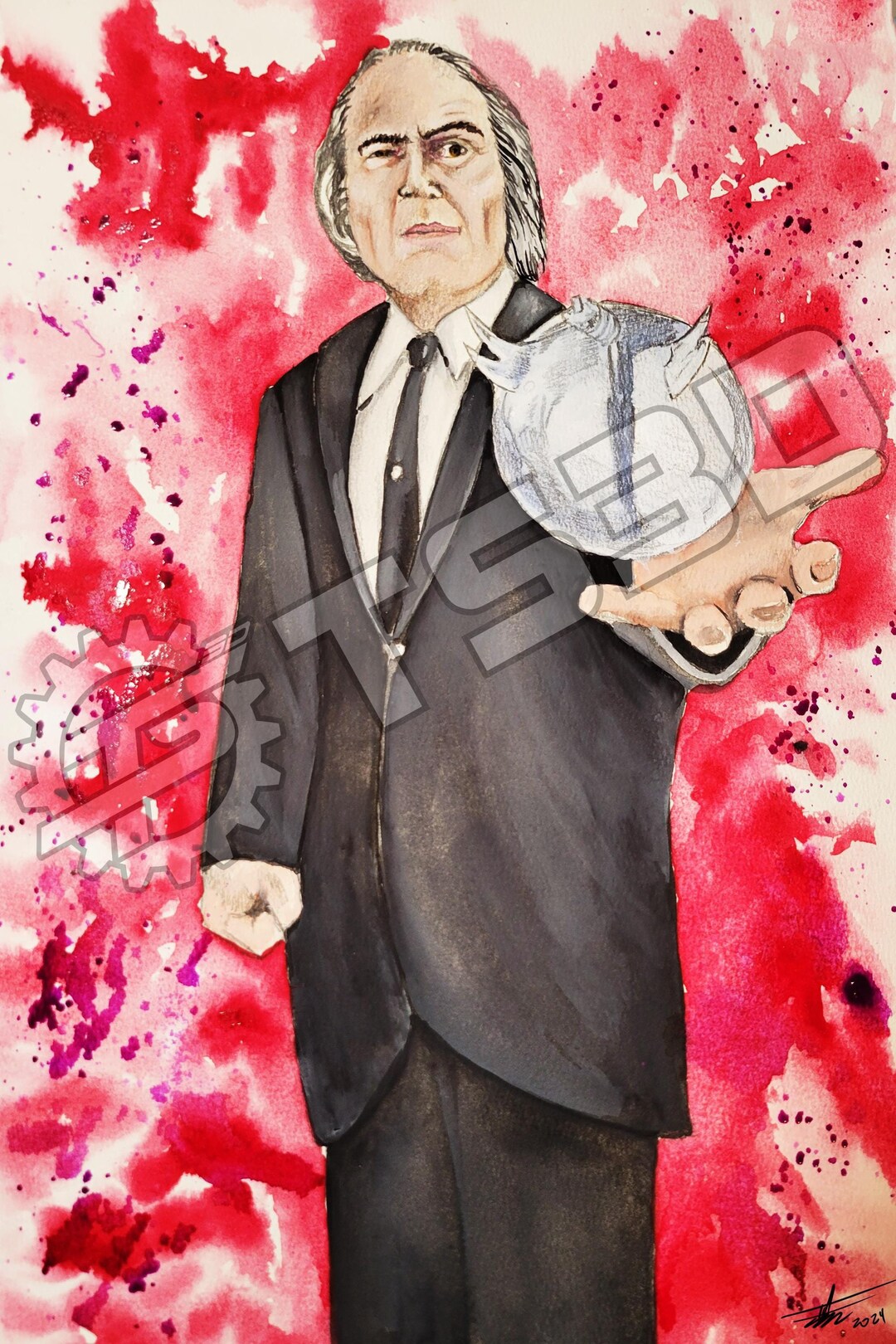 The Tall Man Phantasm Painting - Etsy