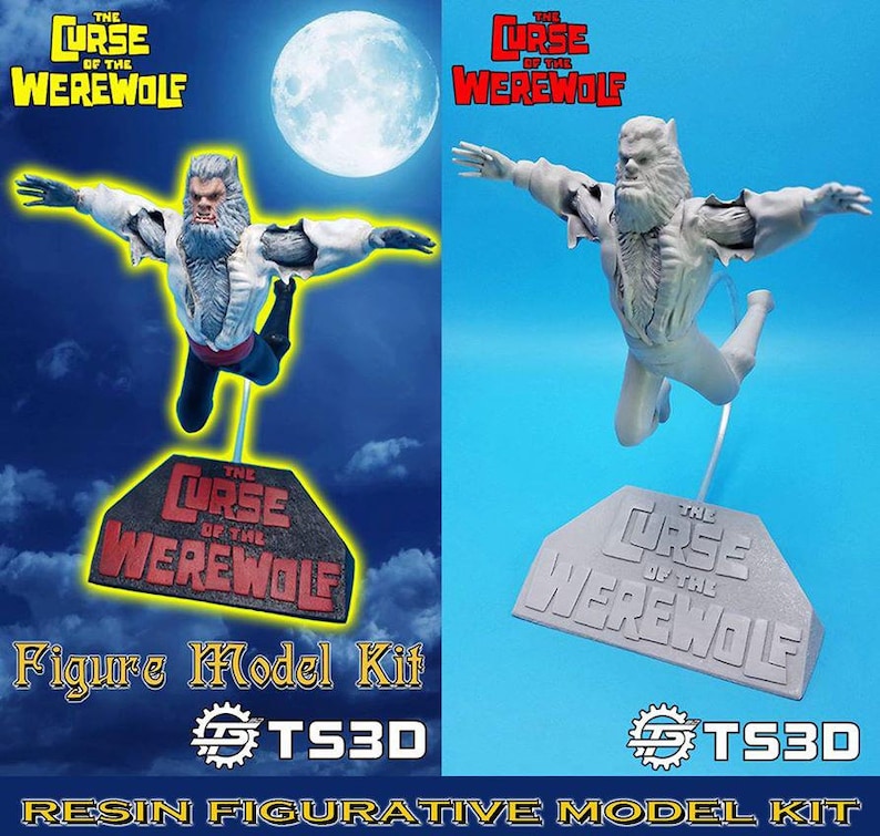 Curse of the Werewolf Model Kit - Etsy