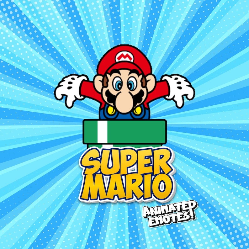 Animated Super Marlo Emotes Pack: Twitch Streamer Gifs - Etsy