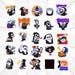 25 the Scream Animated Emotes Pack, Transparent GIF Ready to Use ...