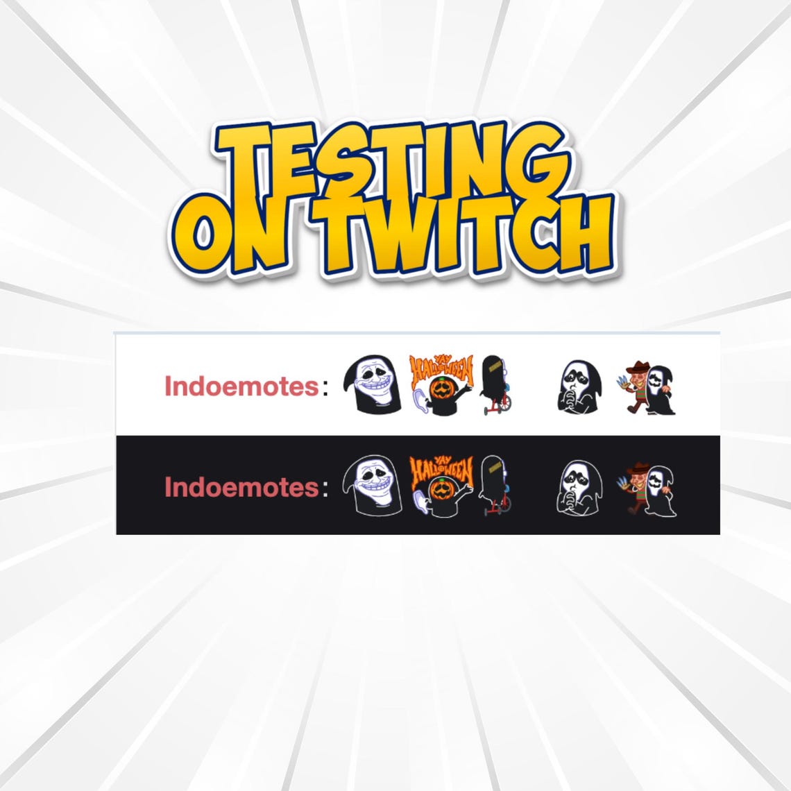 25 the Scream Animated Emotes Pack, Transparent GIF Ready to Use ...