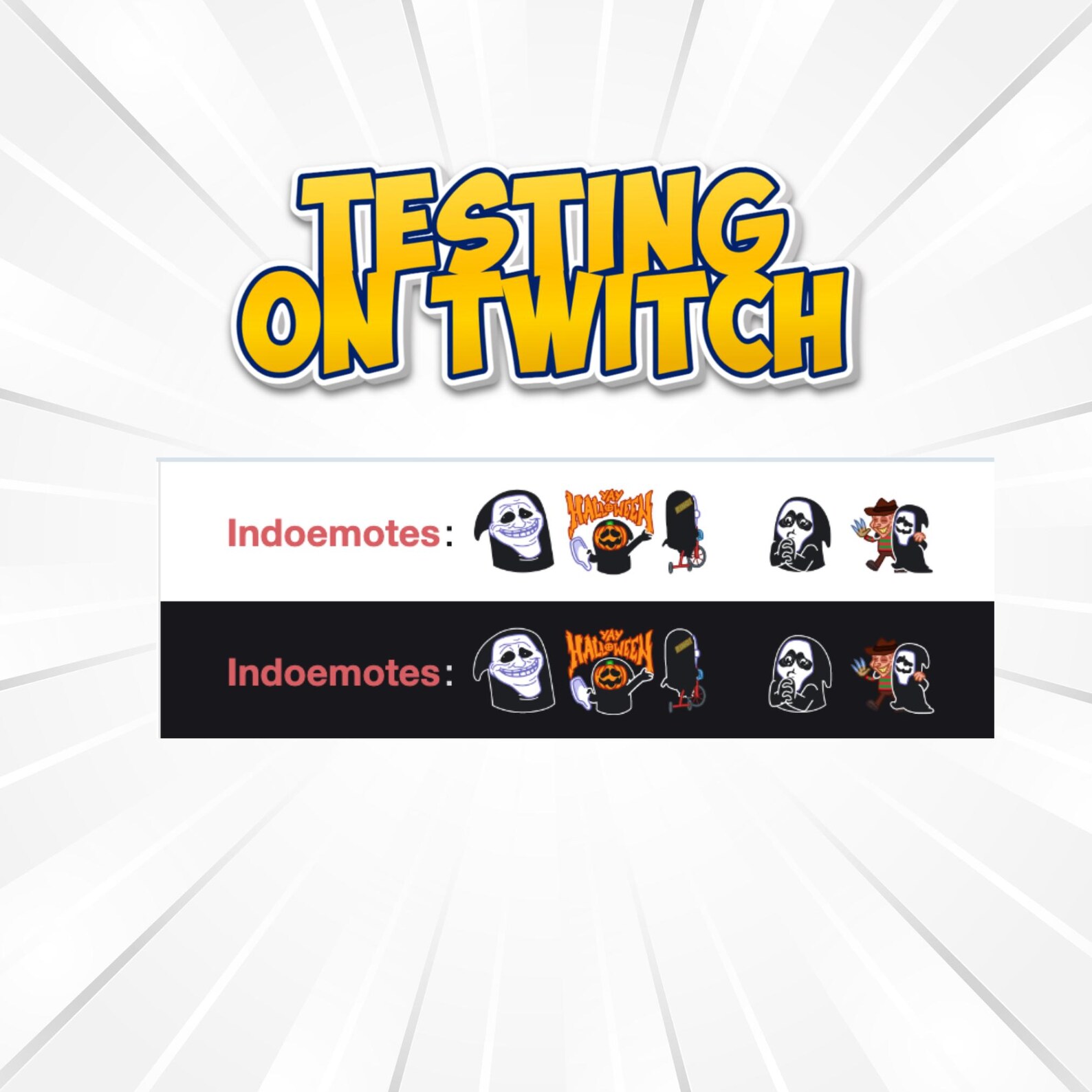 25 the Scream Animated Emotes Pack, Transparent GIF Ready to Use ...
