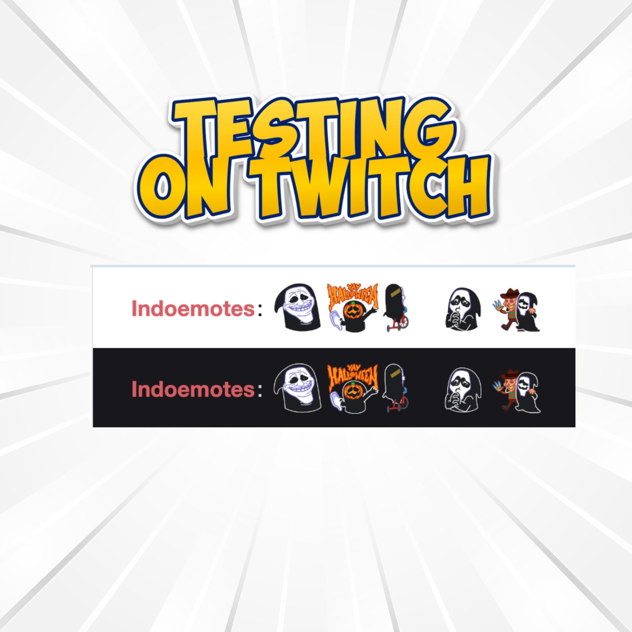 25 the Scream Animated Emotes Pack, Transparent GIF Ready to Use ...