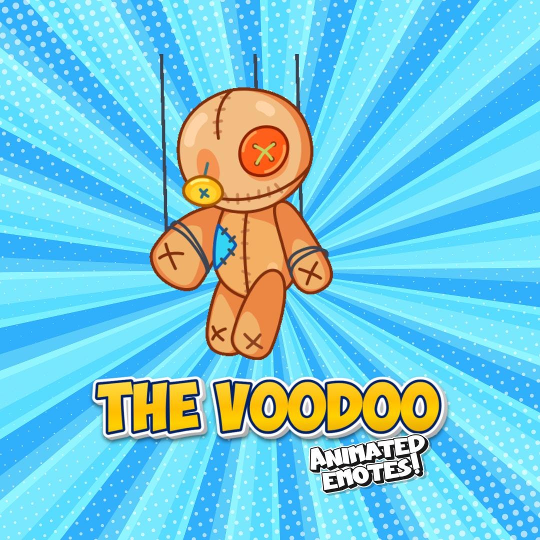 15 the Voodoo Animated Emotes Pack, Transparent GIF Ready to Use ...