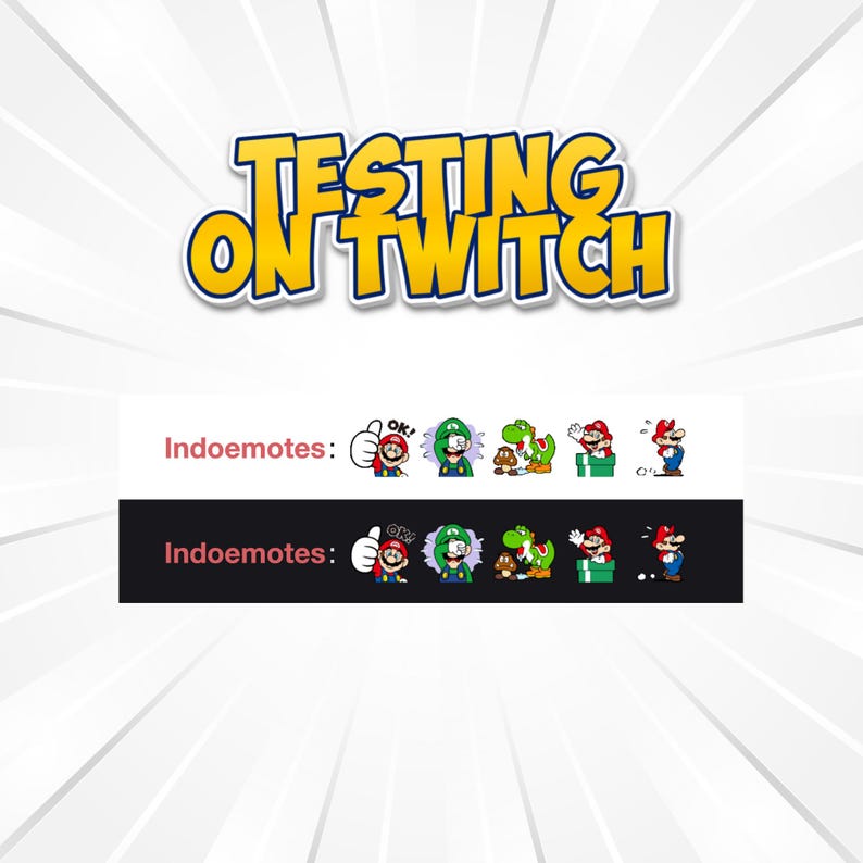 Super Marlo Animated Emotes Pack: Twitch/kick Streamer Gifs - Etsy