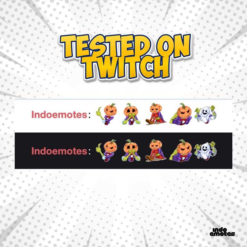 Jack Skeleton Emotes: Pumpkin Head Twitch Streamer Pack (digital ...
