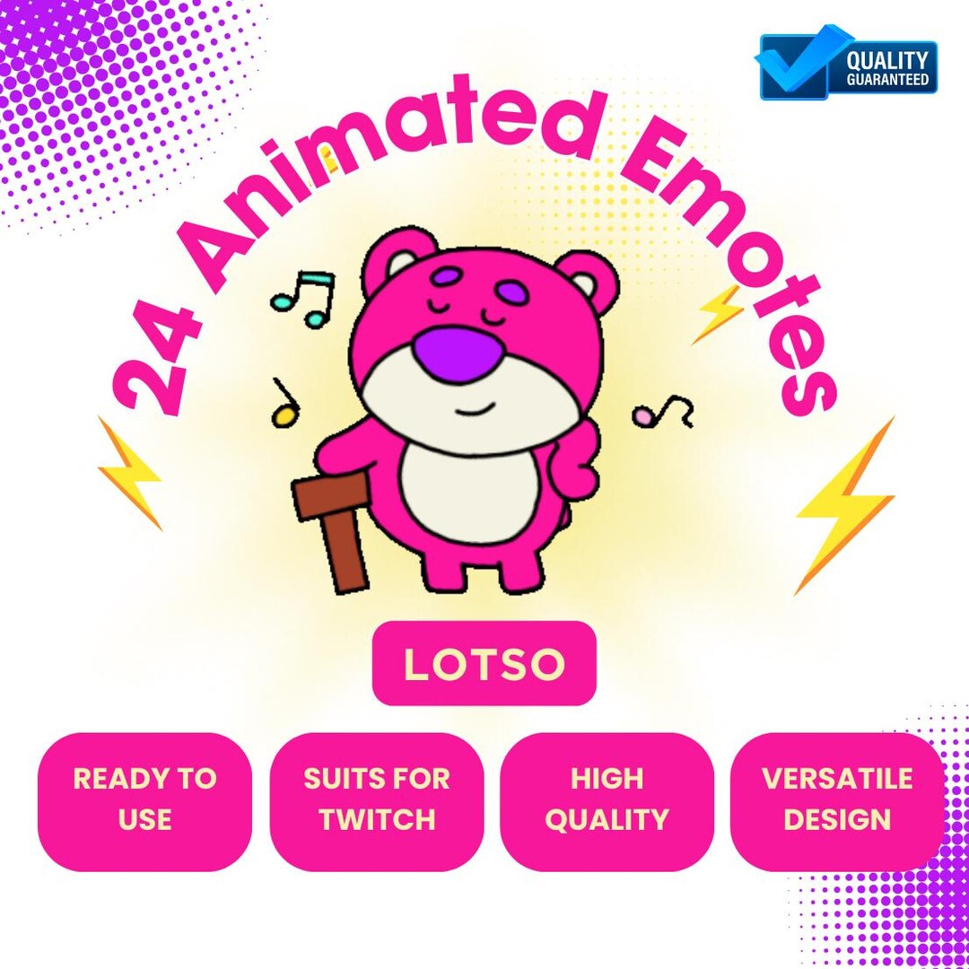 24 Lotso - Toy Story Animated Emotes Pack, Transparent GIF Ready to Use ...