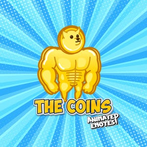 20 the Coins Animated Emotes Pack, Transparent GIF Ready to Use ...