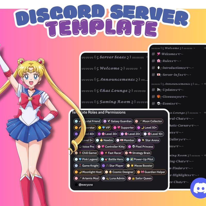 Pink Discord Server Banner - Etsy
