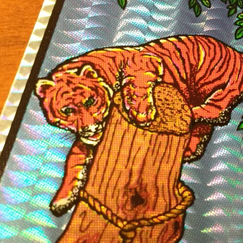 Rare Vintage Prism Tiger Sticker 1980s - Etsy