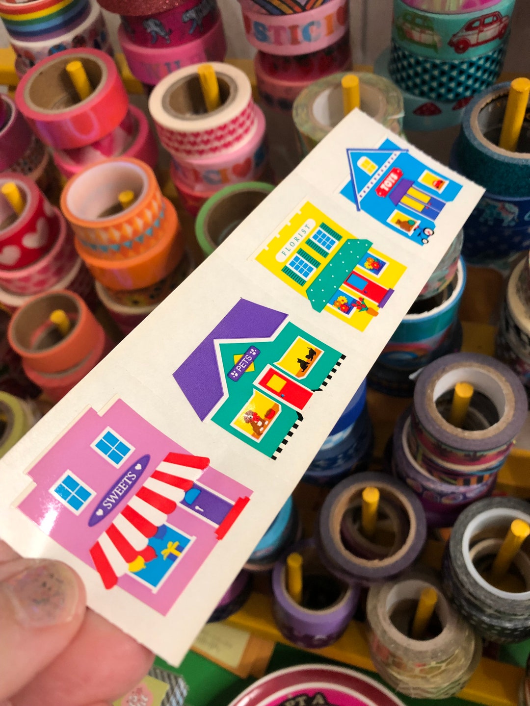 Vintage Our Town Shop Store Stickers Mrs Grossman's - Etsy