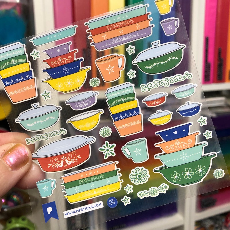 Pyrex Decals - Etsy