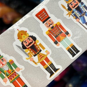 Set of 10 Nutcracker Stickers Christmas Holiday - Etsy