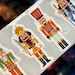 Set of 10 Nutcracker Stickers Christmas Holiday - Etsy
