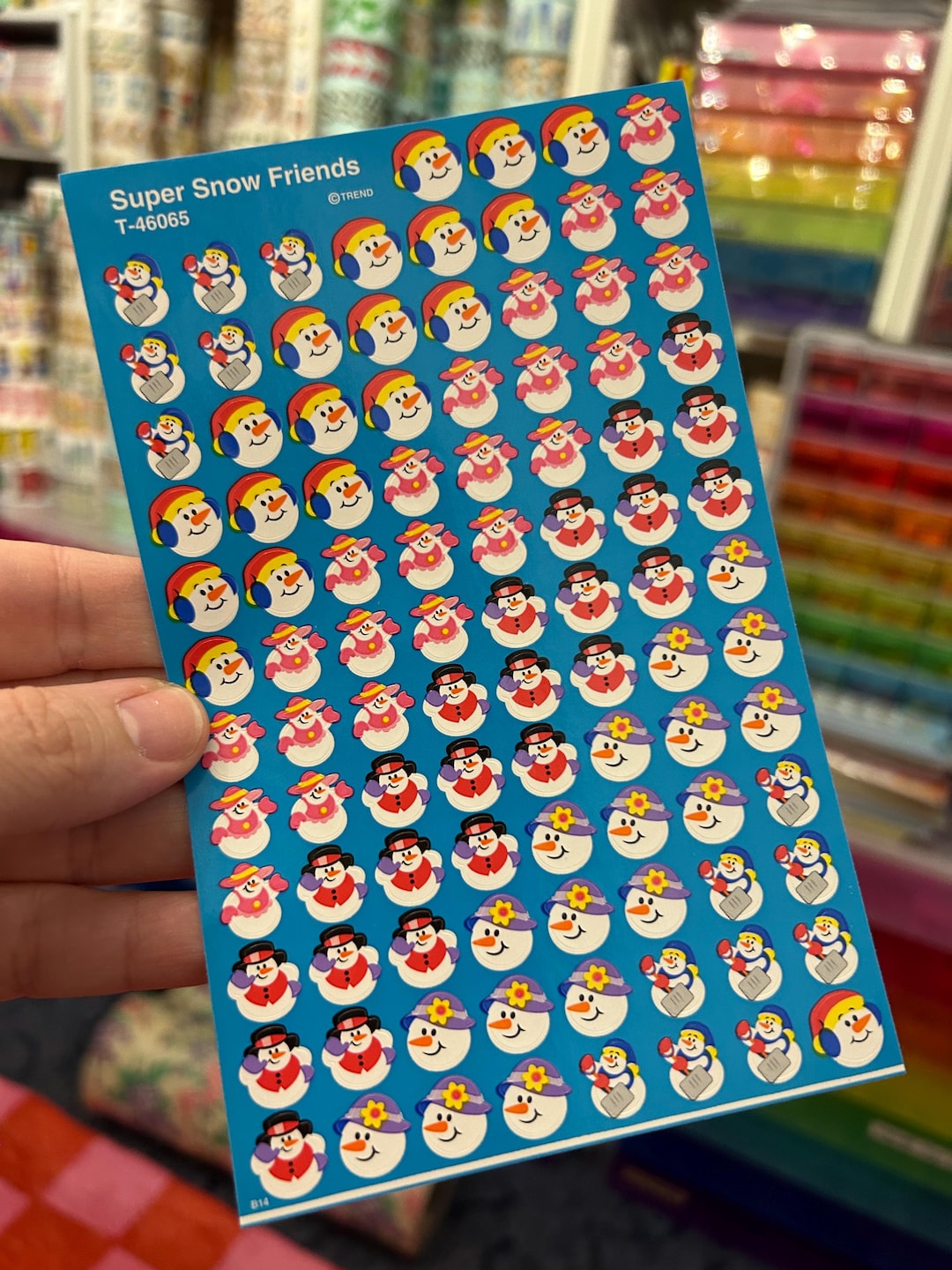 Sheet of Mini Winter Snowman Dot Stickers Planner Reward Chart - Etsy