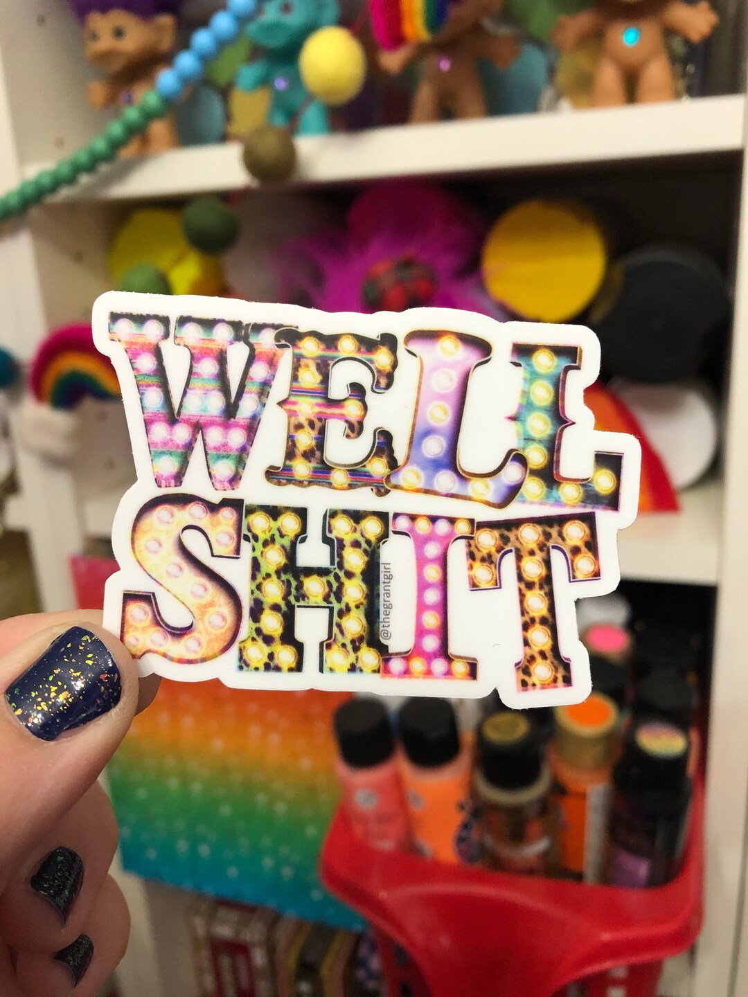 Well Shit Junk Marquee Flea Market Sticker Vinyl - Etsy