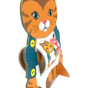 Kitty Cat Sticker Friend - Roll of Stickers With Dispenser - Etsy