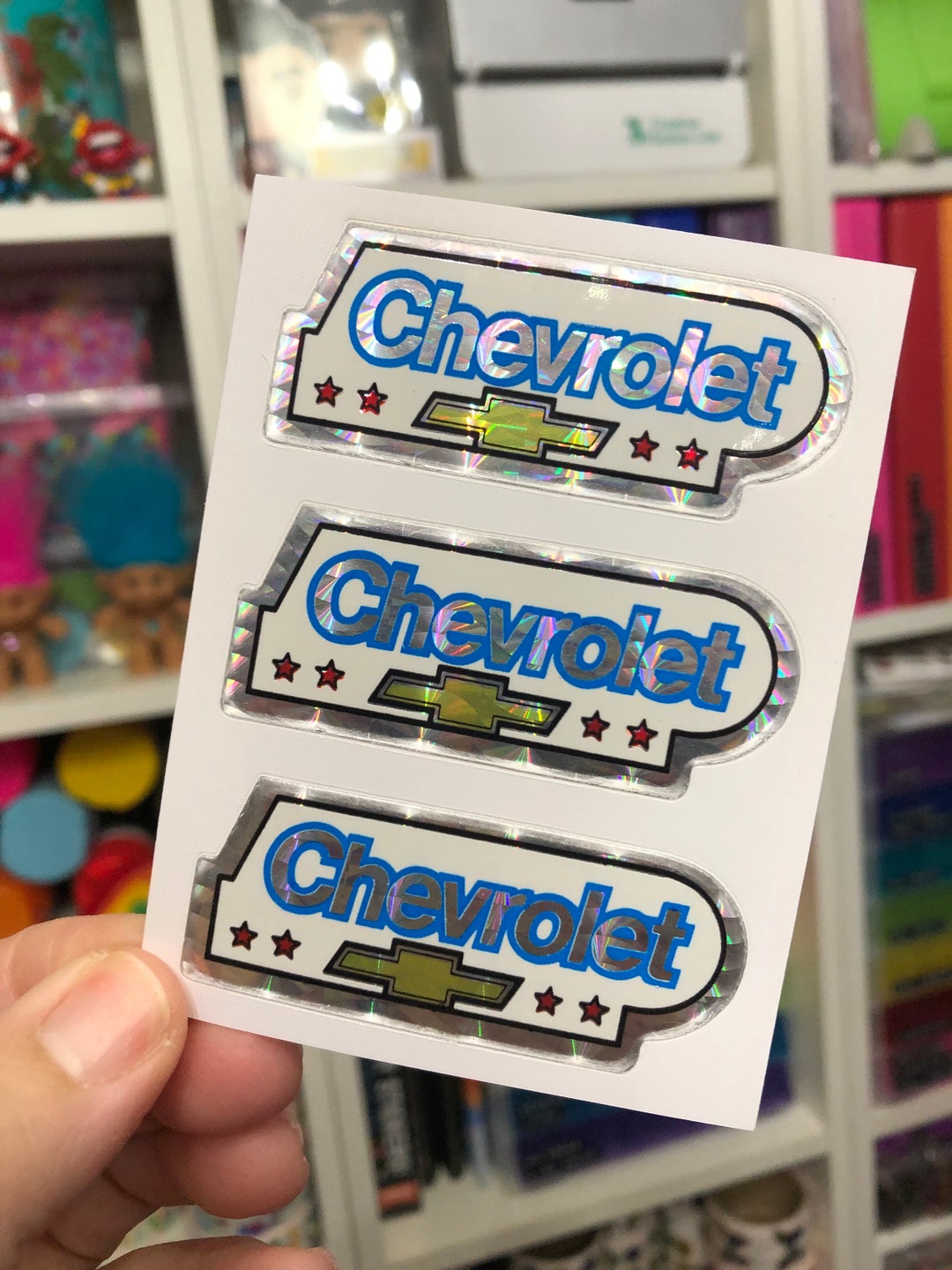 Rare Vintage Prism Chevrolet Chevy Stickers 1980s - Etsy